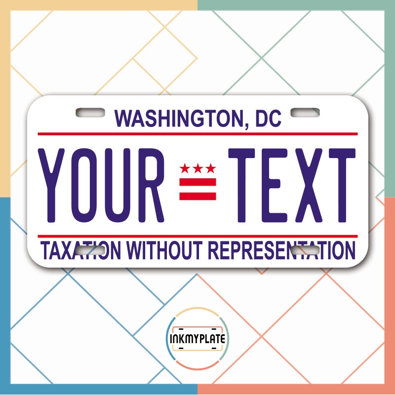 Personalized WASHINGTON DC License Plate for Cars, Trucks, Motorcycles ...
