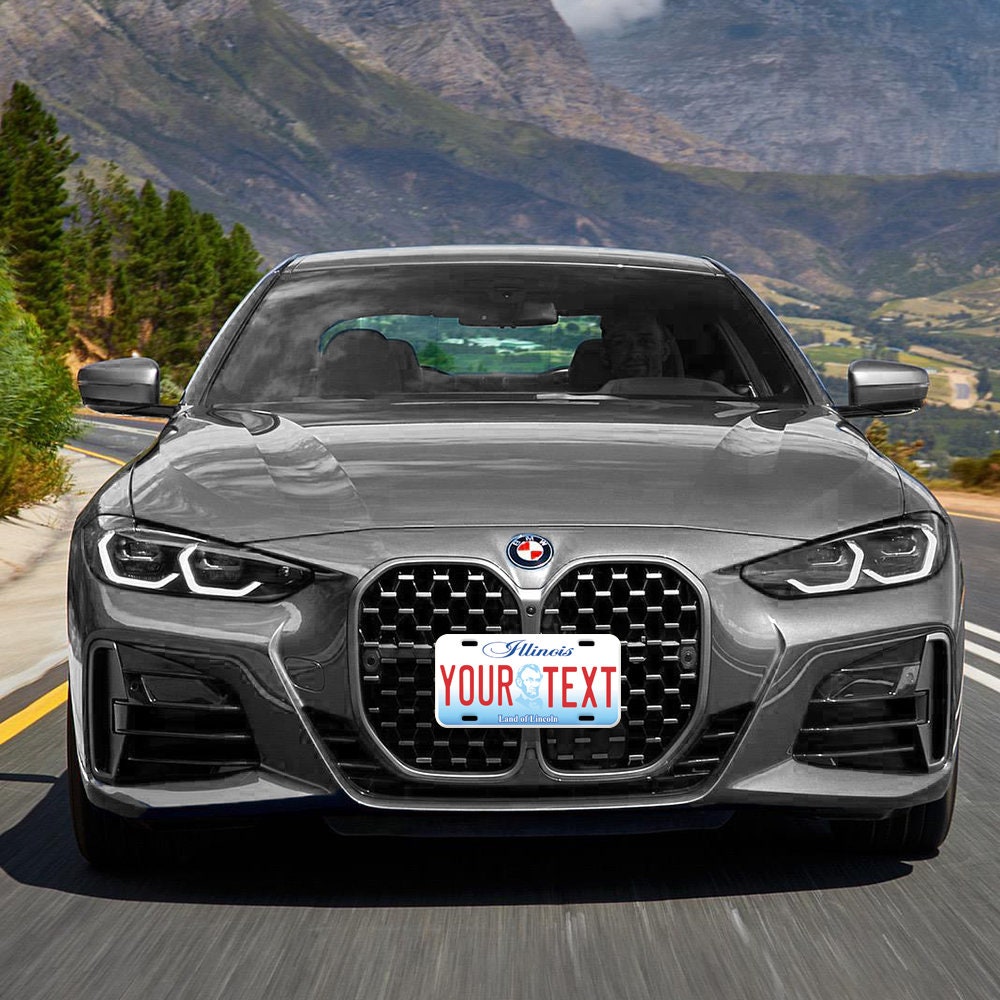Personalized ILLINOIS License Plate for Cars, Trucks, Motorcycles, Bic ...